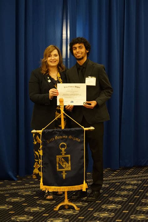 I Am Delighted To Share That I Have Been Inducted Into The Beta Gamma Sigma Chapter At Manning