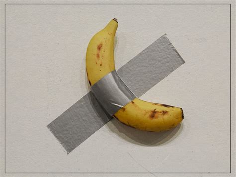 The Meaning Behind The Infamous Taped Banana Modern Art Piece