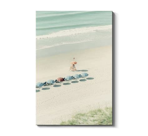 Beach Umbrella Canvas Wall Art By Apryl Roland Icanvas