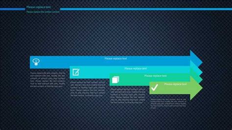 Three Arrow Process Diagram On A Dark Background A Comprehensive