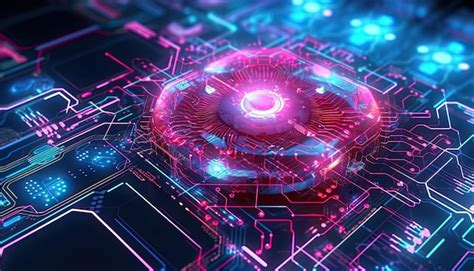 Premium Ai Image Artificial Intelligence Big Data Analysis Neon