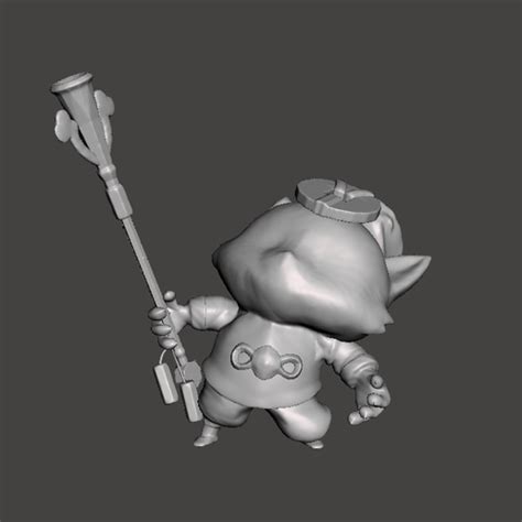 Download Stl File Firecracker Teemo 3d Model • 3d Printable Design ・ Cults
