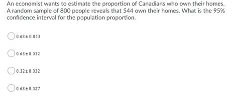 Solved This Is A Statical Question Confidence Intervals And