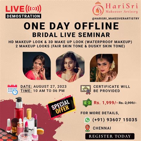Makeup Classes Learn From The Best At Harisri Makeover Artistry