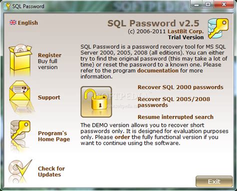 Sql Password Download Softpedia