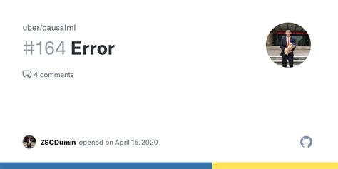 Error · Issue 164 · Ubercausalml · Github