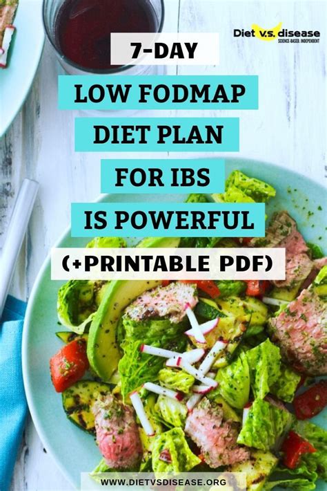 7 Day Low Fodmap Diet Plan For Ibs Printable Pdf Artofit
