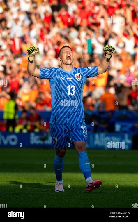 Patrick Pentz Oesterreich 13 Jubelt Ueber Das Tor Zum 2 3 Ger Netherlands Ned Vs Austria