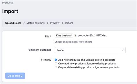 Importing Products Using Excel Picqer Support