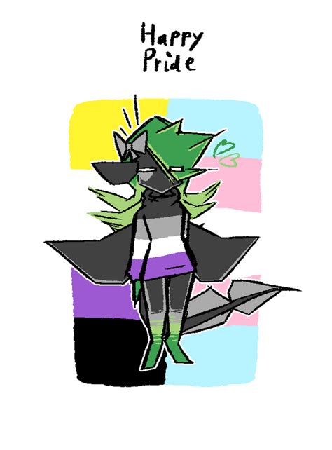For Pride I Drew My Character In The Arospec Aroace Colours R Lgbt