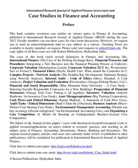 Financial Analysis Case Report At Angelina Chomley Blog