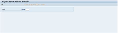 Cnprg Sap Tcode Network Progress