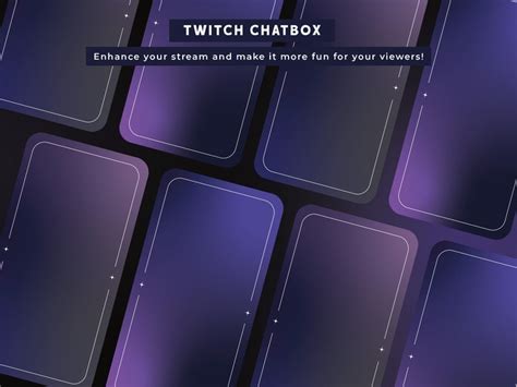 2 Dark Purple Cute Minimal Aesthetic Twitch Chatbox Cute Chat Box