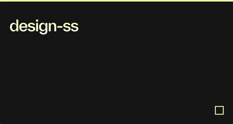 Design Ss Codesandbox