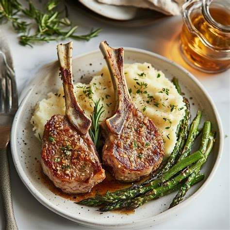 Garlic Lamb Chops With Rosemary Krystels Cooking