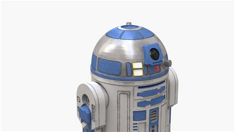 robot r2d2 3d model cgtrader