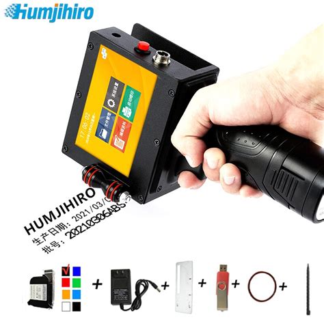 Metal Shell Portable Inkjet Printer 127mm Mobile Handheld Thermal