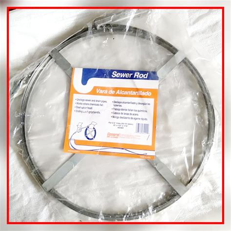 Sewer Rod Drainage Sewage Declogger Metal Flat Bar Plehe 25 Feet And 50 Feet Lazada Ph