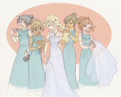 Percabeth Wedding Annabeth Reyna Hazel Piper And Rachel Percy