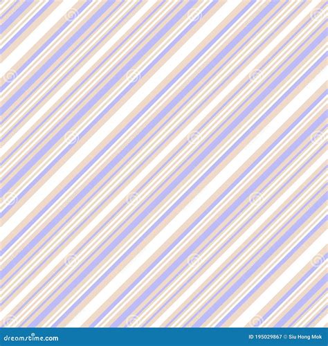 White Stripe Seamless Pattern Background In Diagonal Style Stock Vector Illustration Of