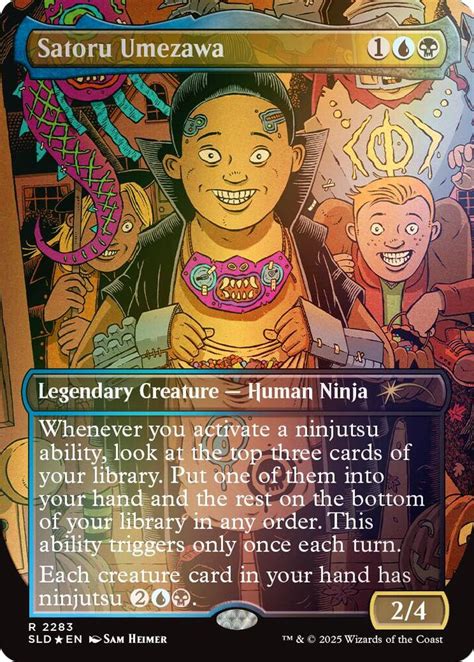 Satoru Umezawa Rainbow Foil Secret Lair Drop Series Magic The
