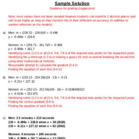 Linear Functions Real Life Problem Myp Criterion D By Myp Maths