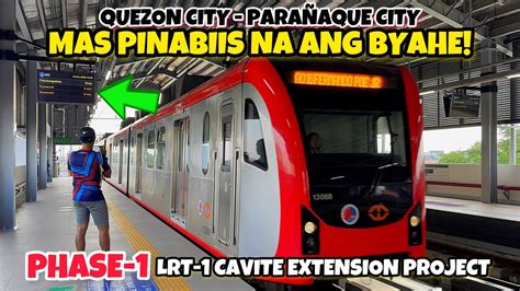 Mas Pinabilis Na Ang Byahe Mula Quezon City ParaÑaque City Youtube
