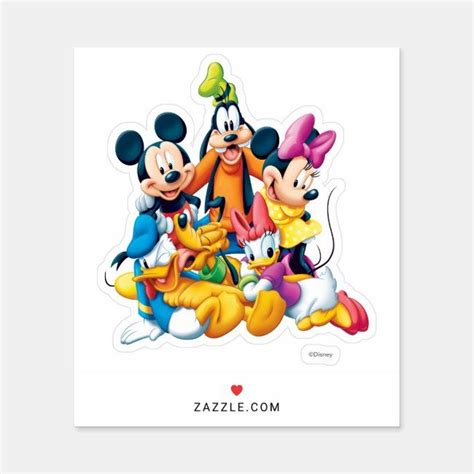 Mickey And Friends Fab Five Sticker Affiliate Ad Friends Fab Sticker Shop Mickey