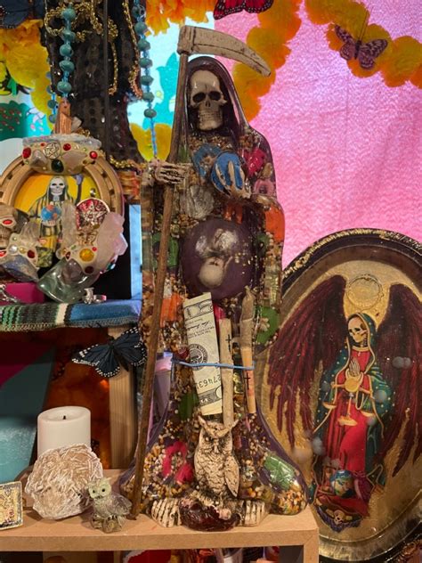My Altar Santísima Muerte Witch Altar Occult Santa Muerte Altar