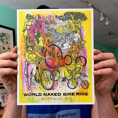 Print World Naked Bike Ride Buffalo The Good Stuff
