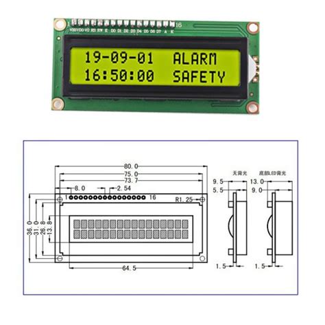 1602 lcd i2c compatible with arduino raspberry pi pico esp32 esp8266