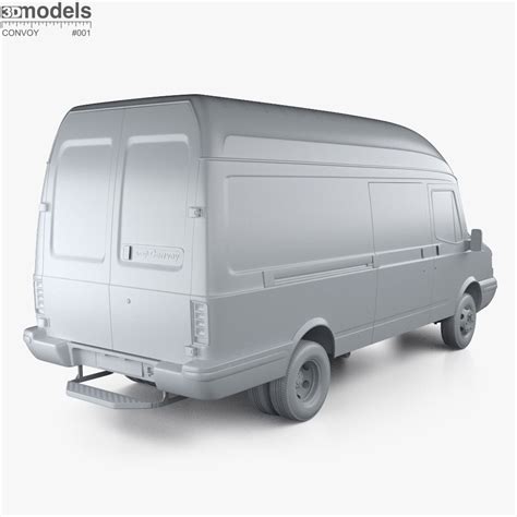 Convoy Ldv 1999 3d Model Download Van On