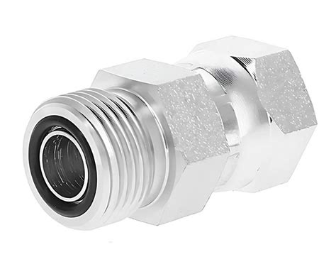 Gates® G60785 2020 Hydraulic Adapter Male Flat Face O Ring To Female Jic 37° Flare Swivel Sae
