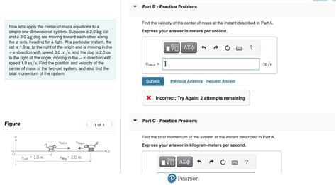 Solved Now Lets Apply The Center Of Mass Equations To A