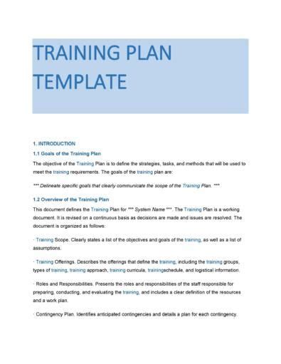 Training Manual 40 Free Templates Examples In Ms Word Artofit