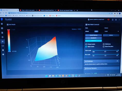 Fluidd Klipper Bed Mesh Problem R3dprinting
