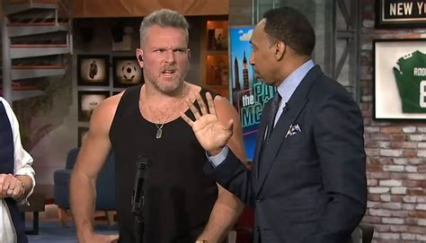 Stephen A Smith Claims Pat Mcafee Isnt As Polished Politically Because Hes White Tmspn