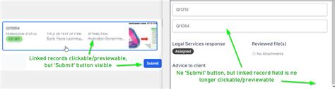 Portal Remove Submit Button From Form Without Making Linked Record