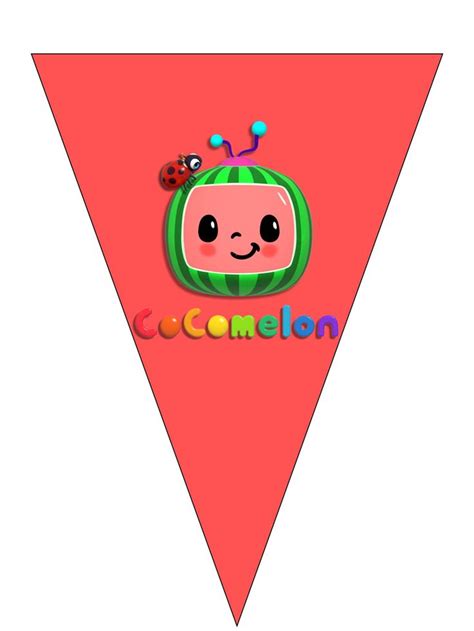 Cocomelon Birthday Cake Topper Printable