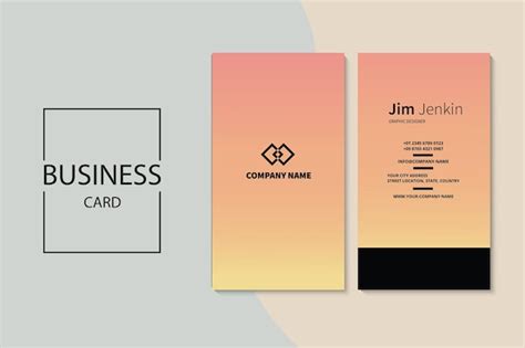 Premium Vector Name Card