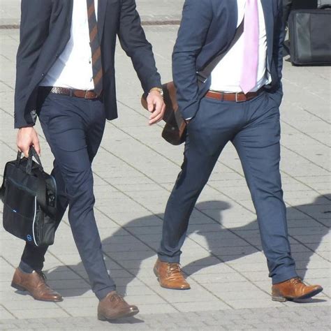 Suit Bulges On The Street R Publicbulges