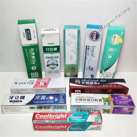 Custom Foldable Toothpaste Paper Box Hongren