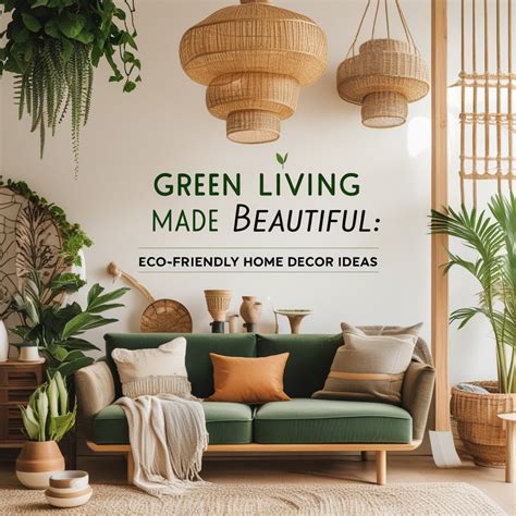 Green Living Made Beautiful Eco Friendly Home Decor Ideas