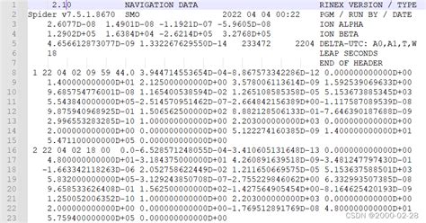matlab 读取广播星历的导航文件 matlab读取导航电 csdn博客