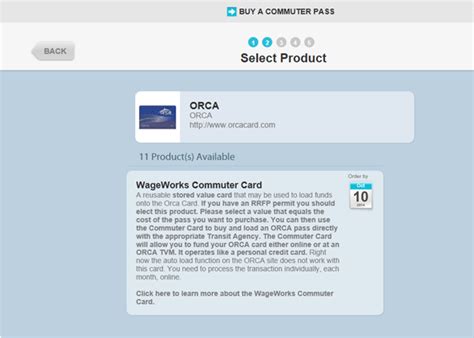 Wageworks Commuter Card And Orca Card Tutorial Wageworks