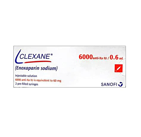 Clexane Injection 60 Mg