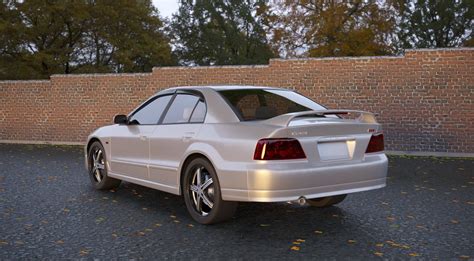 Mitsubishi Galant 1996 1999 8th Generation 3d Model By Viktorb