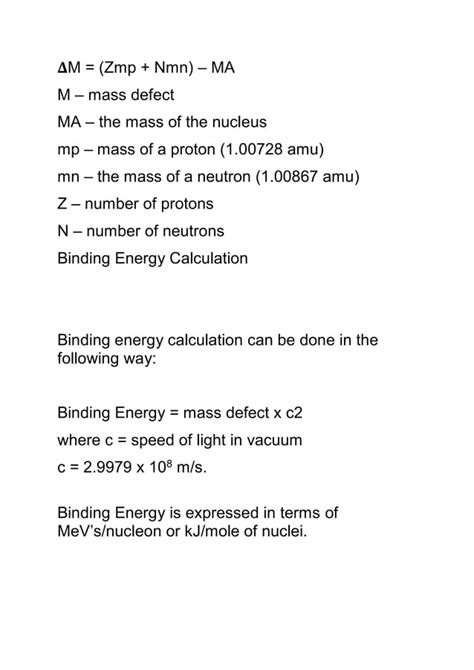 What Is Nuclear Binding Energypdf