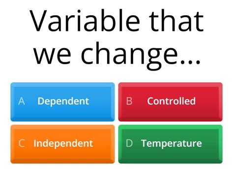 Variables Review Quiz