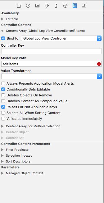 Ios Connect Array With Dictionaries Via Cocoa Bindings Stack Overflow